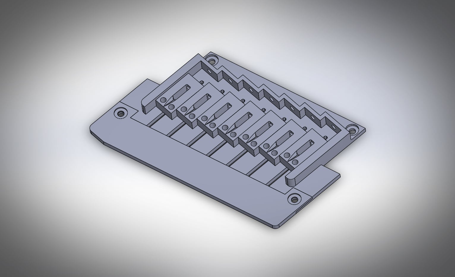 Design and Engineering: Custom Guitar Bridge - Alex Pfiffner