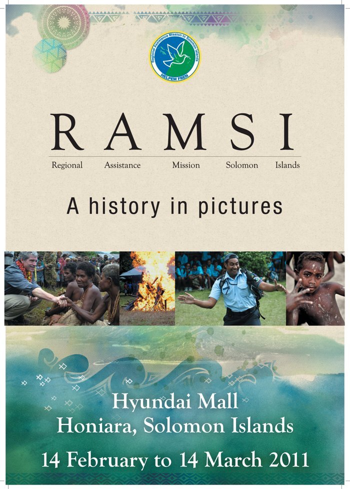 'RAMSI: A History In Pictures' photo exhibition - Tom Perry