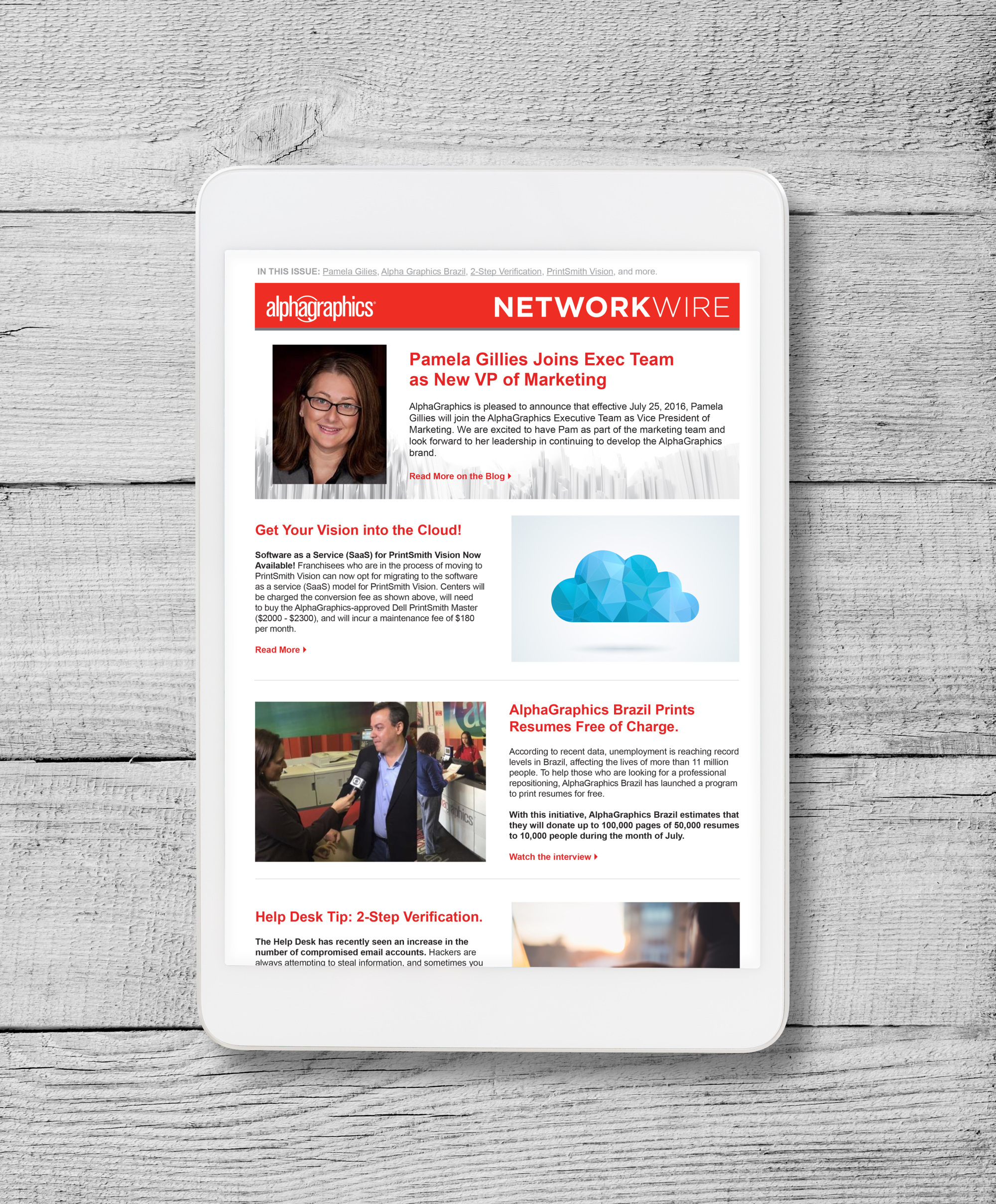 Alpha Graphics Emails - Angela Devlin│creative director | art director ...