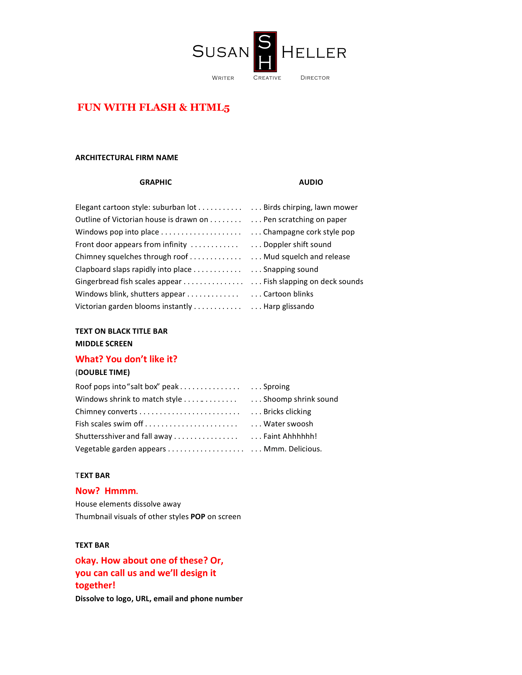 INTERACTIVE ARCHITECTURE - Susan Heller