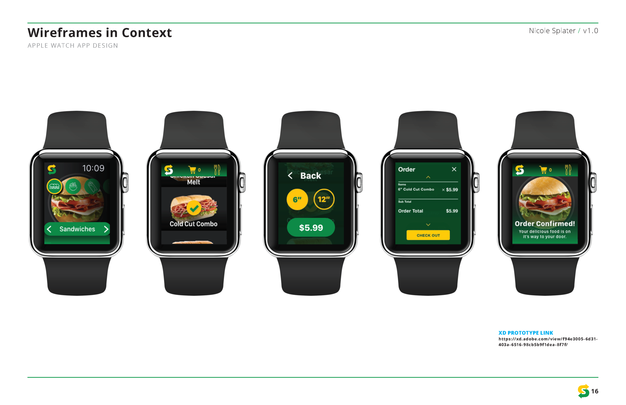 Subway - MVP app UX/UI Design - Nicole Splater - Nicole Splater