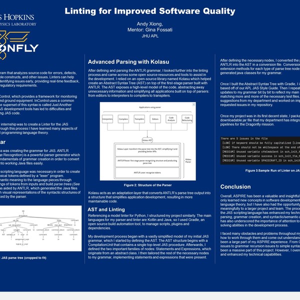 JHU APL ASPIRE Student Showcase