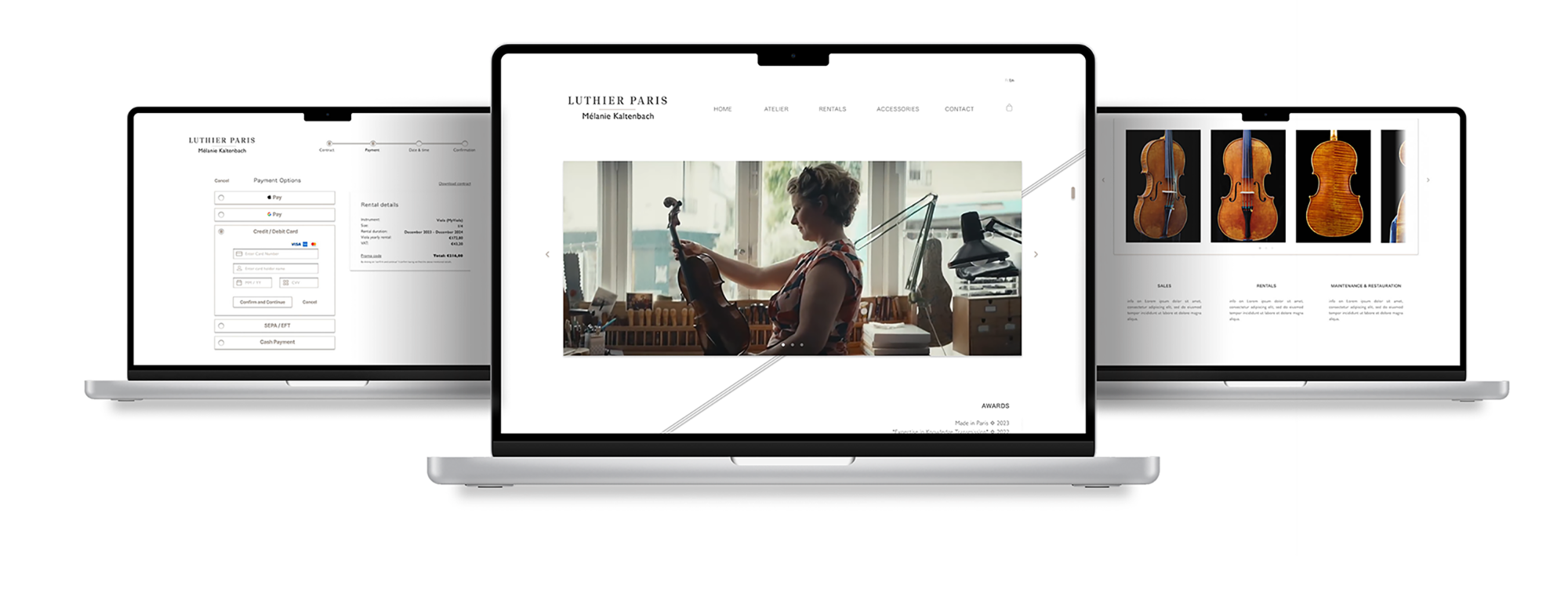 Luthier ecommerce site - UX Designer - Joseph Gower Product Designer ...