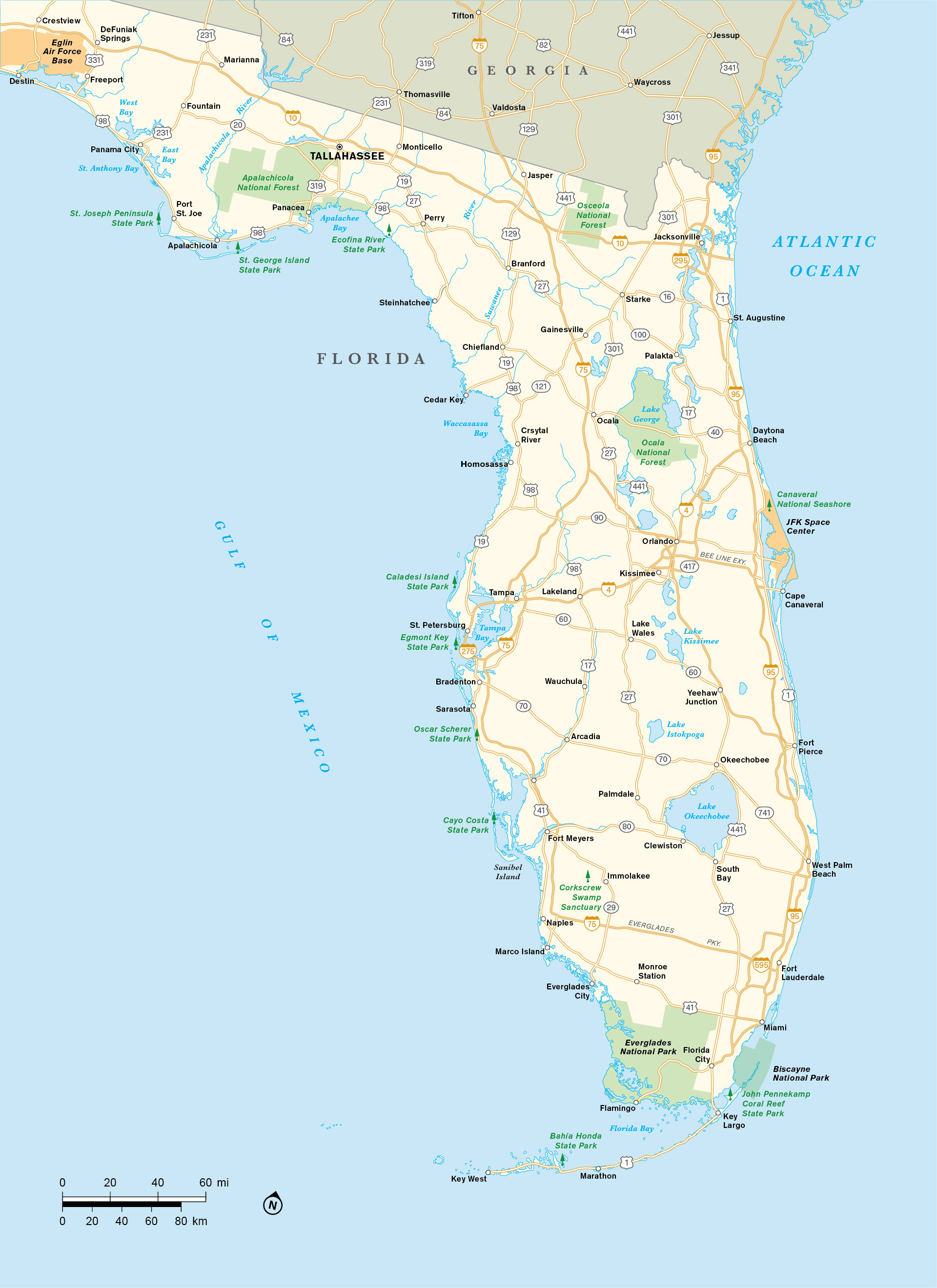 Florida Map - Cartografix - Cartografix