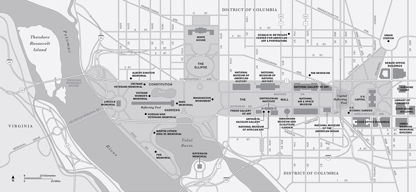 National Mall Map Printable Leidraad Groene Bouwstenen PARK21
