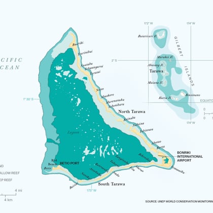 Tarawa Map - Cartografix - Cartografix