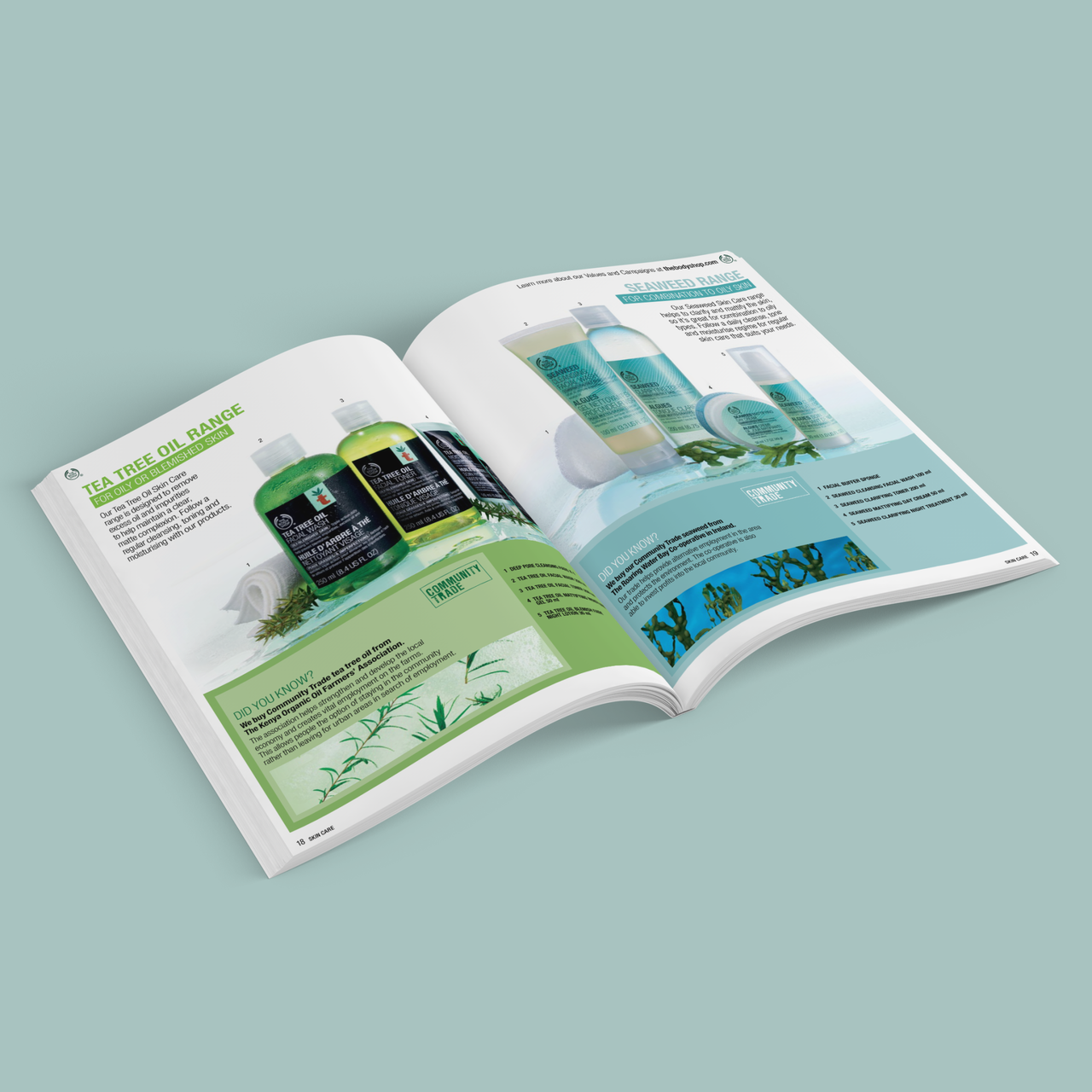 Brochure Design – The Body Shop - Steven Bannister –– Graphic Design ...