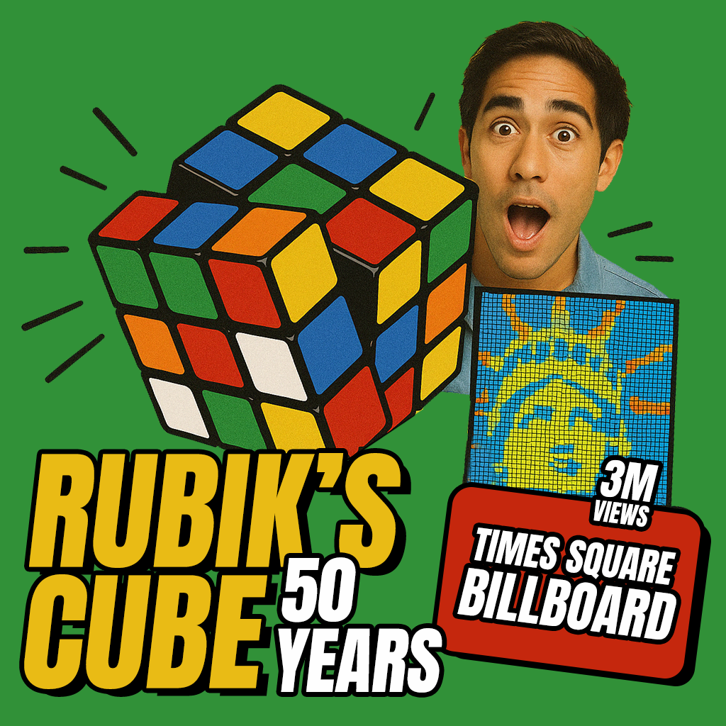 YouTube x Rubik's Cube - make it pop...