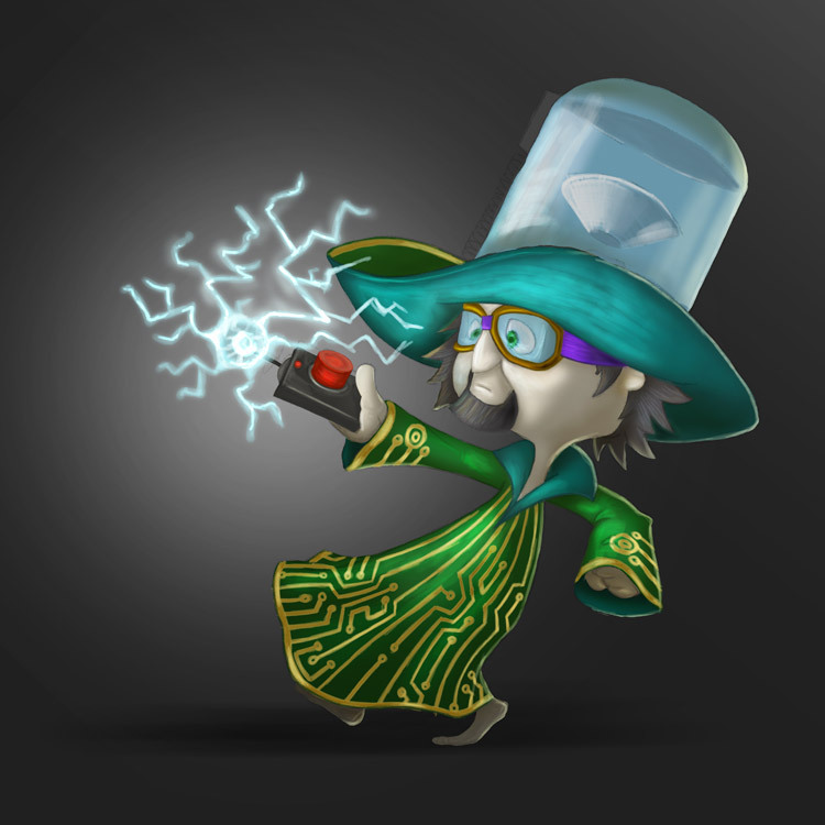 The Magician - Character design for animated series - Anton Minin