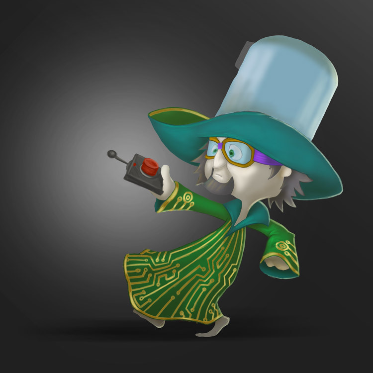 The Magician - Character design for animated series - Anton Minin