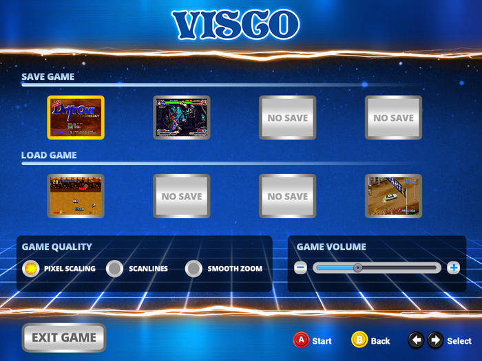 Visco Home Arcade UI / Wrap - Vektorcraft Design