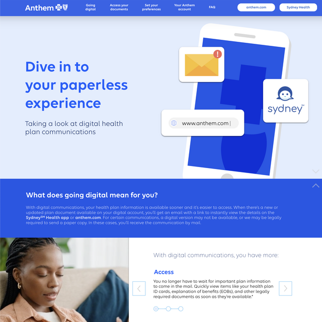 Paperless Campaign Microsite - Bethany Nistler