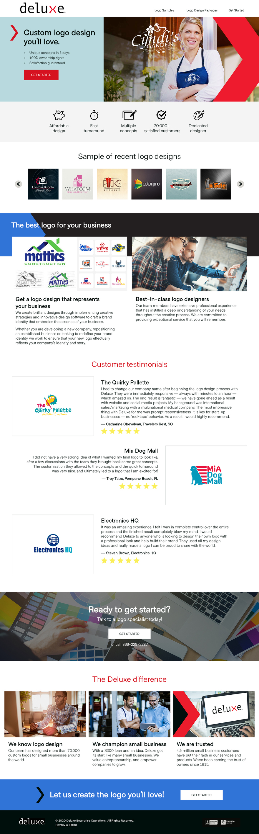Deluxe Affiliate Program Page Layout Designs - The Design Layer