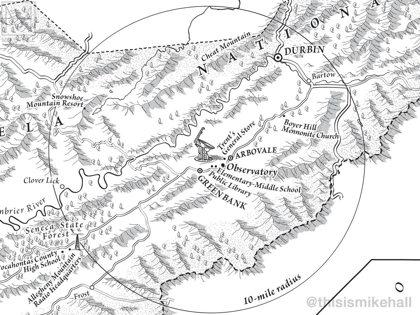 MIKE HALL | maps • illustration