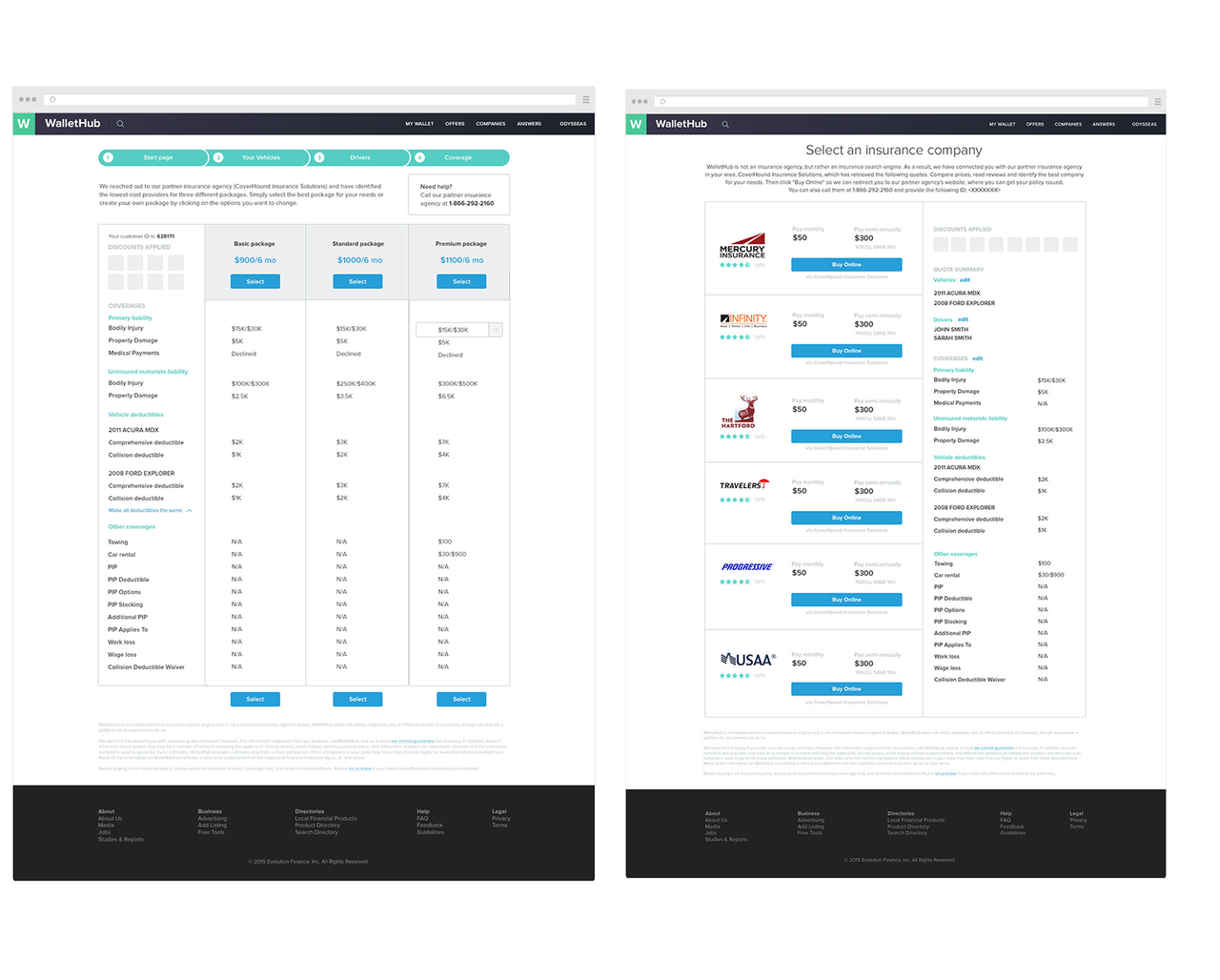 Car Insurance Tool - ROLAND - Product Designer