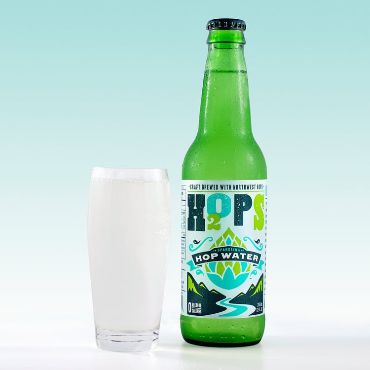 H2OPS Sparkling Hop Water - Beverage Product - Atmosphere Design ...