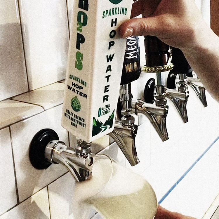 H2OPS Sparkling Hop Water - Beverage Product - Atmosphere Design ...